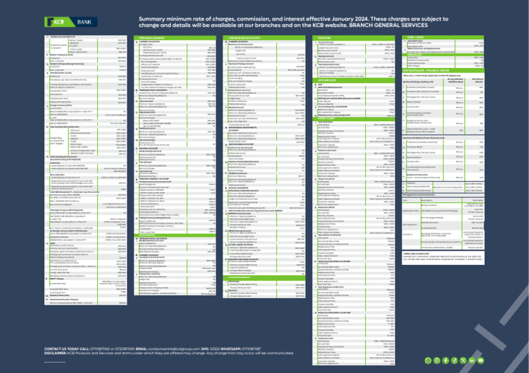 tariff-guide | PDF | Transaction Account | Credit Card