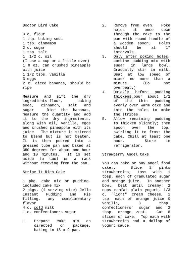 Cakes Pdf Cakes Chocolate