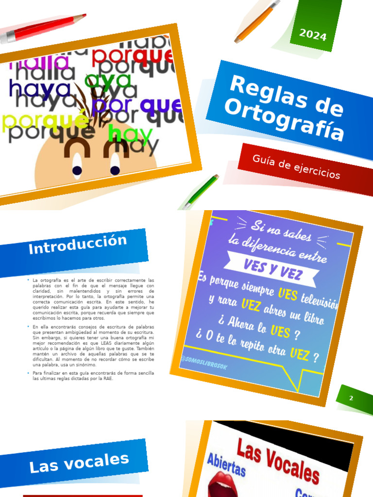 Reglas de Ortografía Manual | PDF | Sintaxis | Ortografía