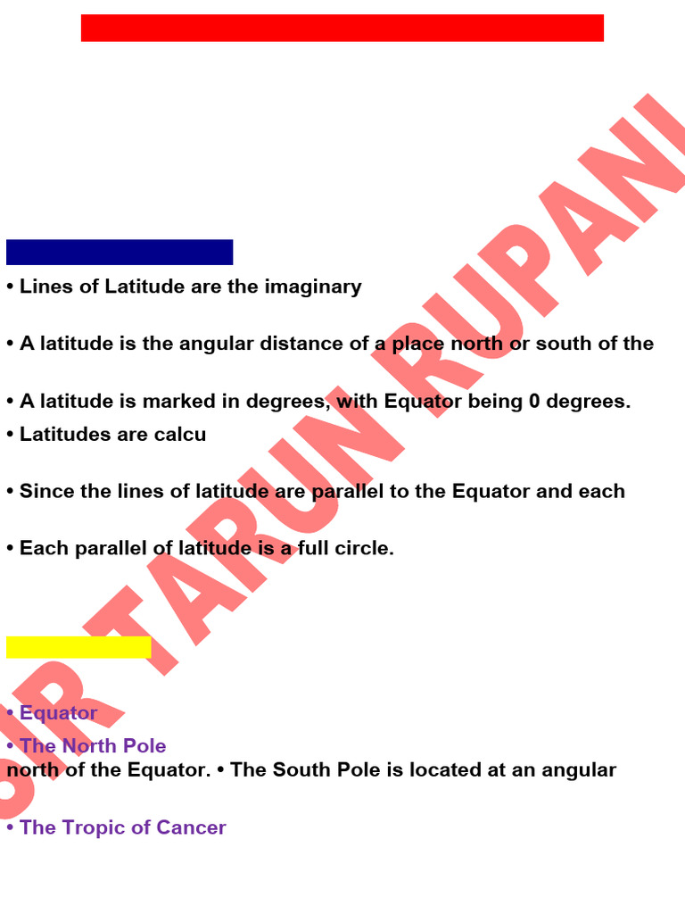 Understanding Latitude and Longitude Grid | PDF | Latitude | Equator