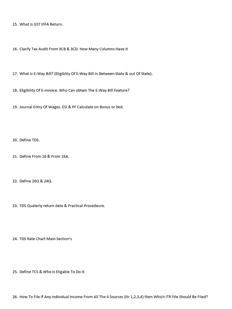 Interview Questions 2 | PDF