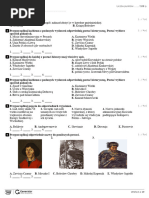 XVII Wiek Stulecie Wojen Sprawdzian Dla Klasy 4 | PDF