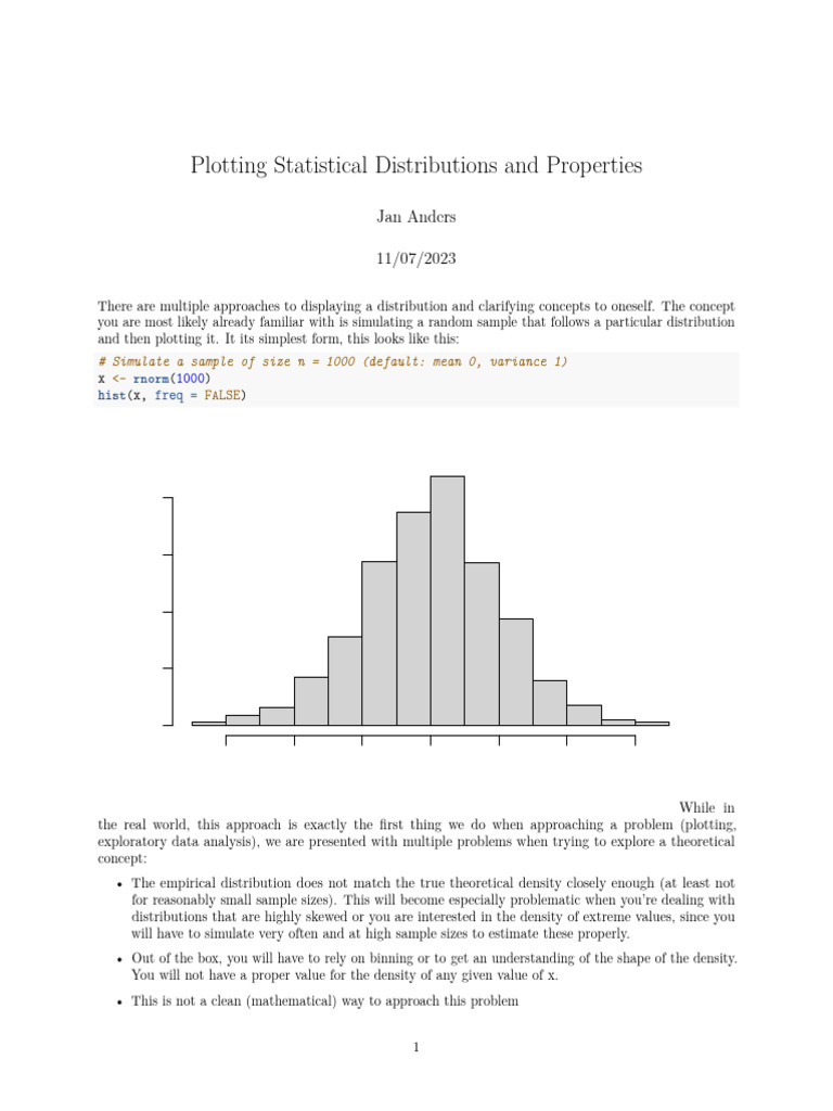 distributions_plotting | PDF | Statistical Theory | Statistical Analysis
