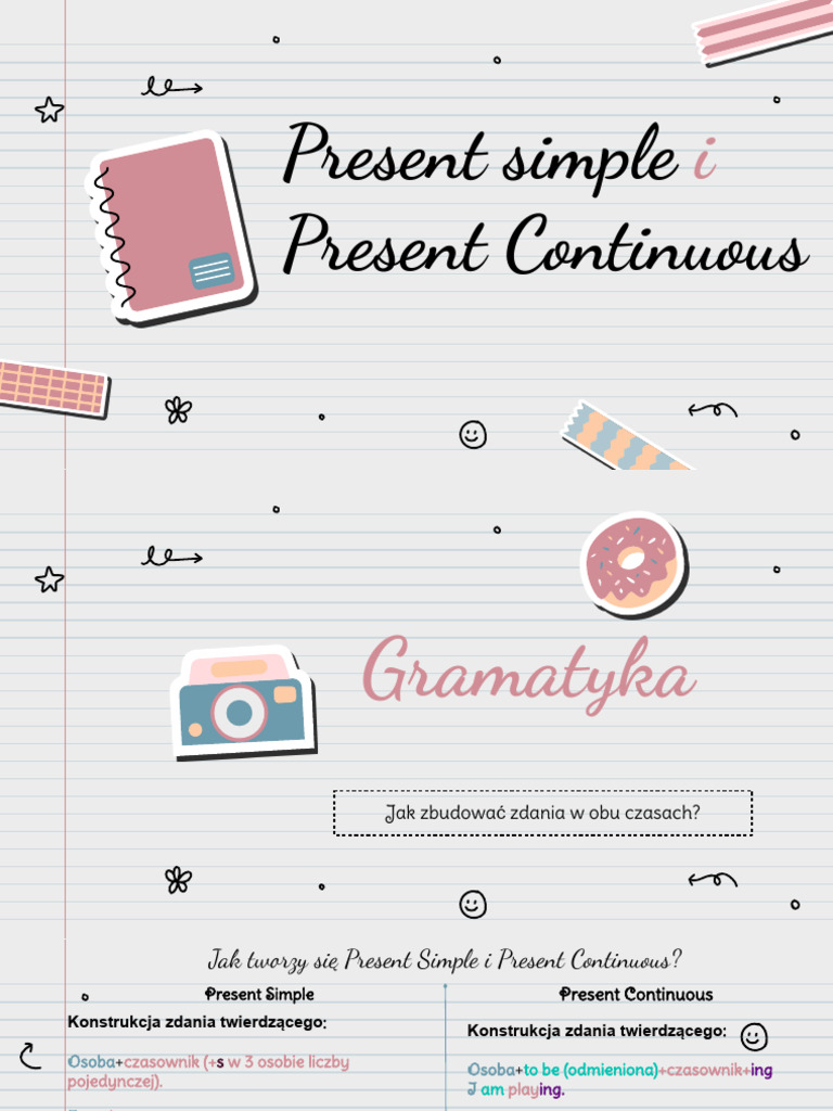 Present Simple vs Present Continous | PDF