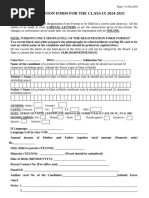 UDISE S02 Student Addition Form | PDF | Parenting | Family