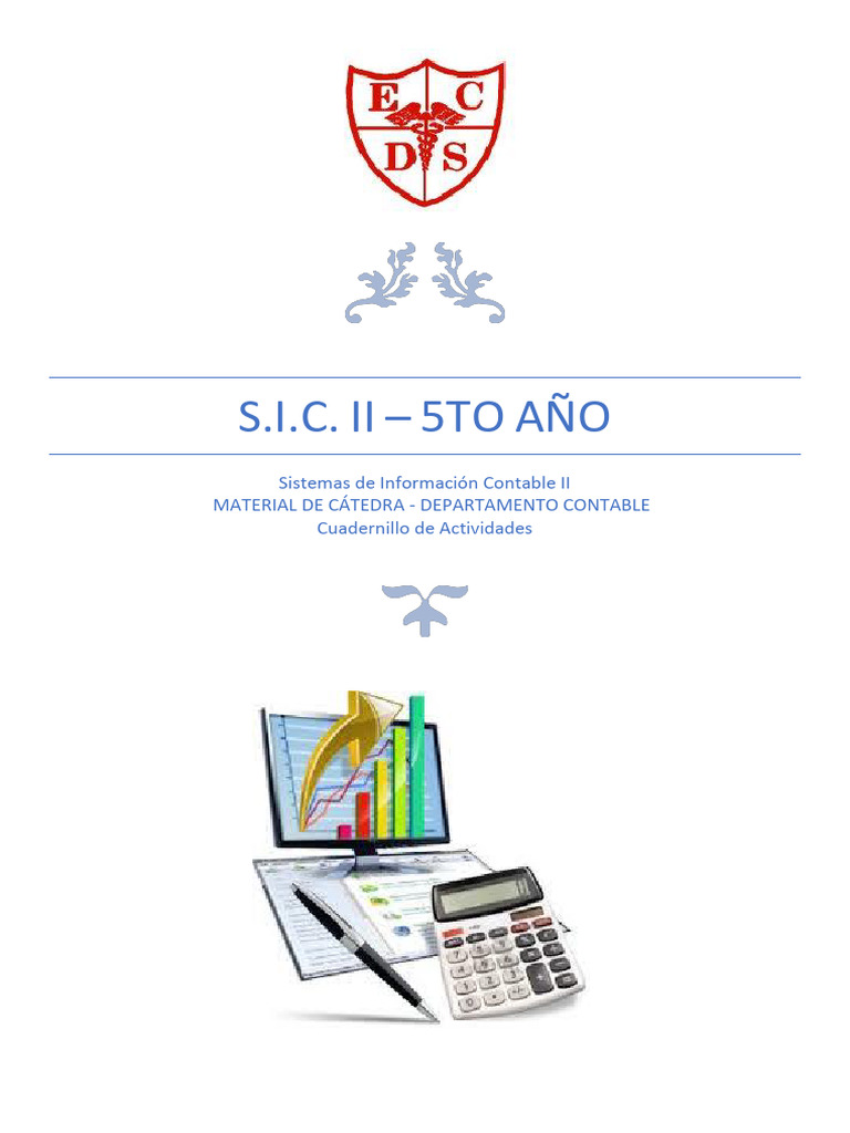Cuadernillo_de_Actividades_SIC_II_5to_Ao_2023 | PDF | Contabilidad | Bancos