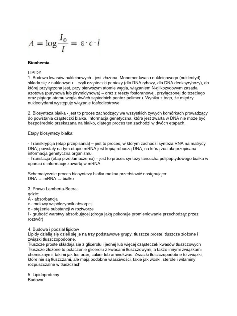Biochemia | PDF