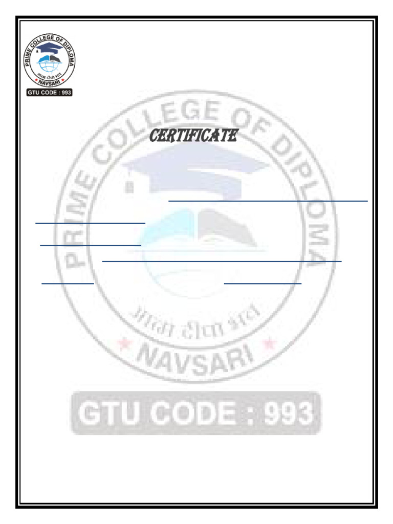 PRIMEDiploma Certificate | PDF