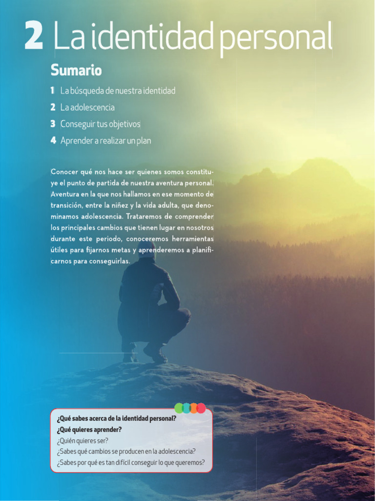 Identidad Personal y Adolescencia: Claves para Crecer | PDF ...