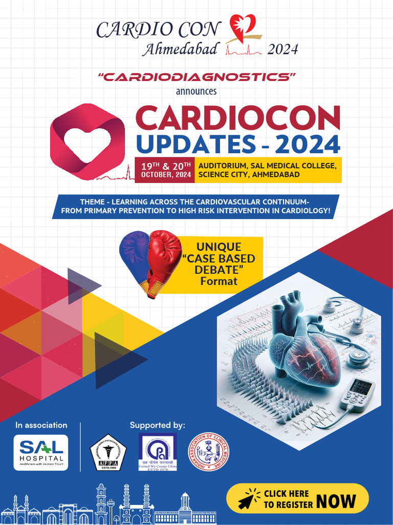 Cardiocon 2024 Agenda | PDF | Cardiology | Myocardial Infarction