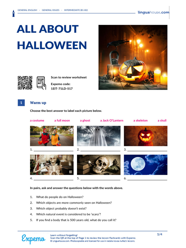 all-about-halloween-british-english-student-B1-B2 | PDF | Halloween
