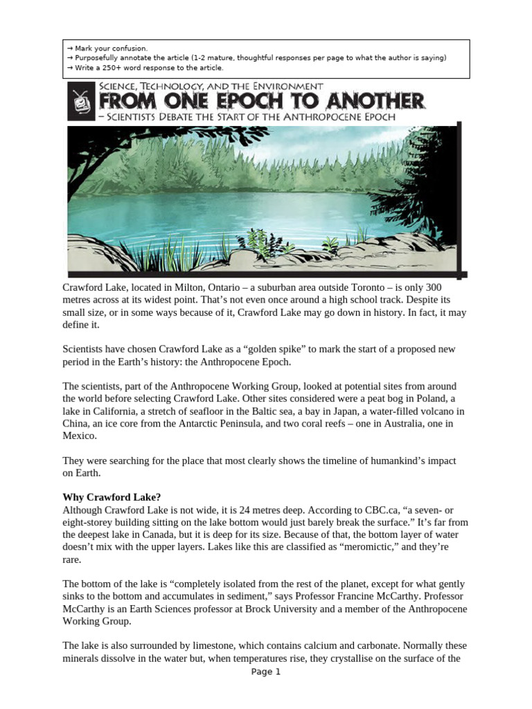 Lewis Francis-Denny - AoW - Anthropocene Epoch | PDF | Geologic Time ...