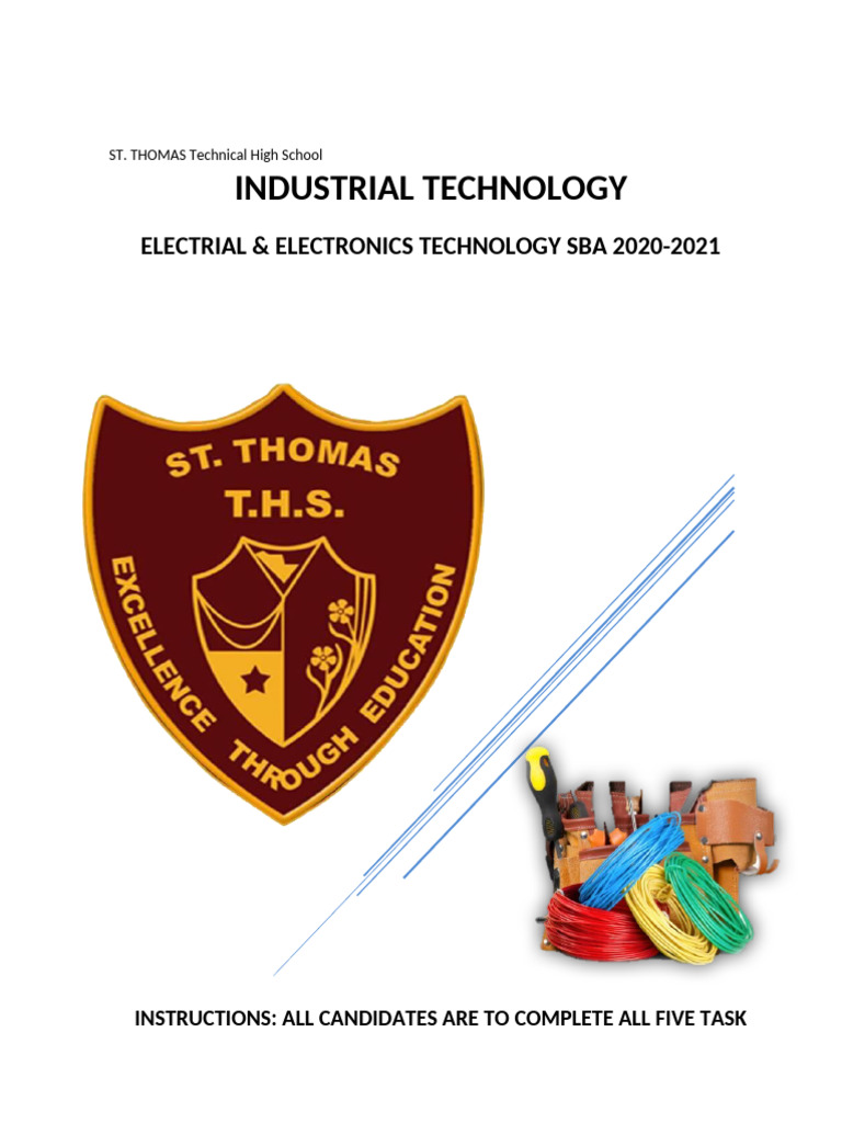 Csec Electrical and Electronics Sba | PDF | Power Supply | Electronics
