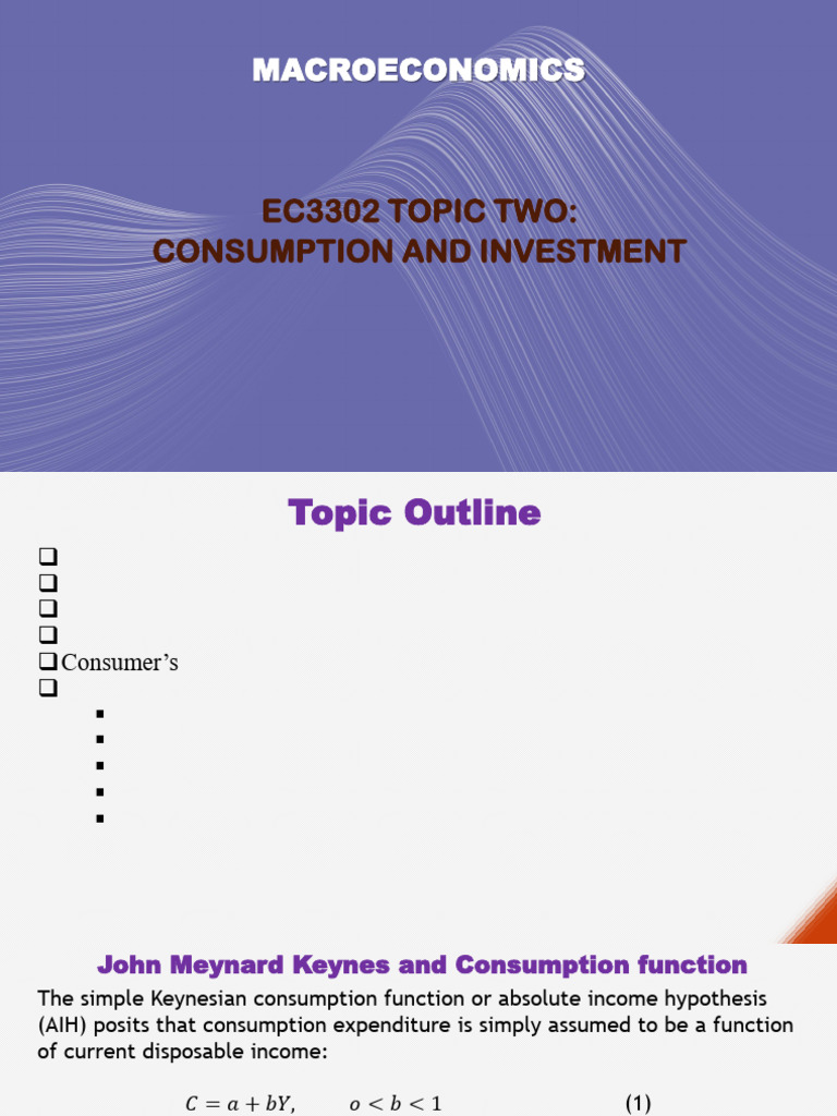 Reconciling Consumption Theories | PDF | Consumption (Economics ...