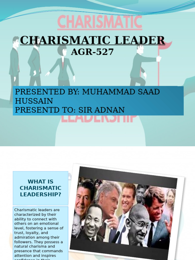 Charismatic Leader | PDF | Leadership | Charisma