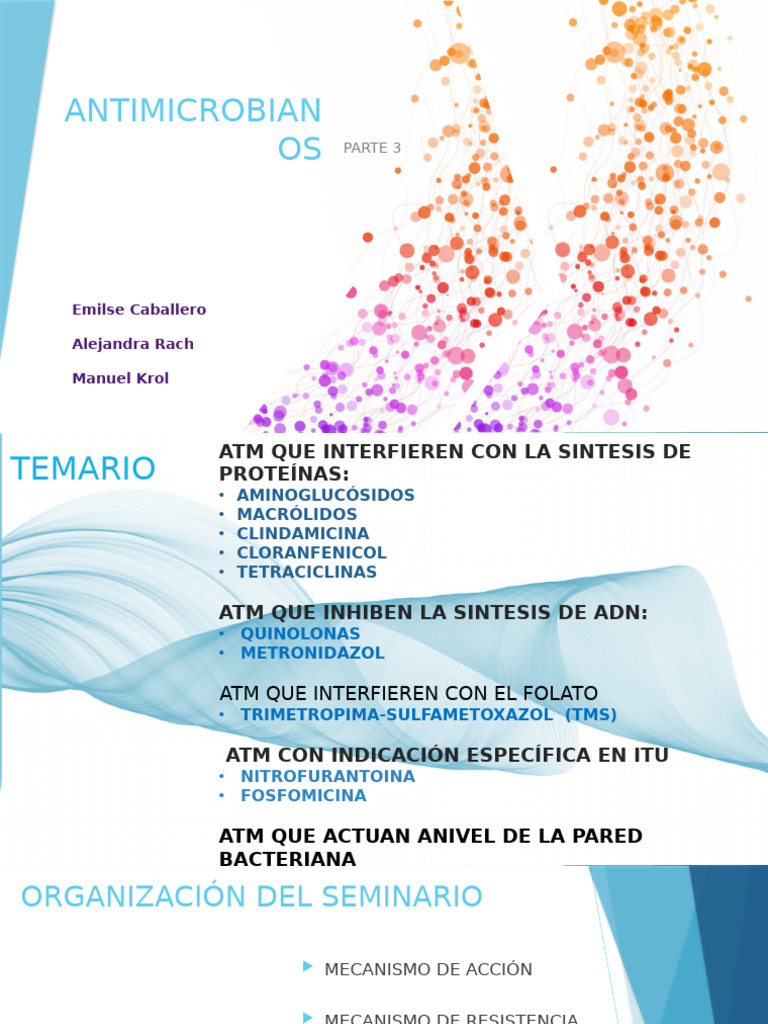 Antibióticos: Mecanismos y Usos | PDF | Antibióticos