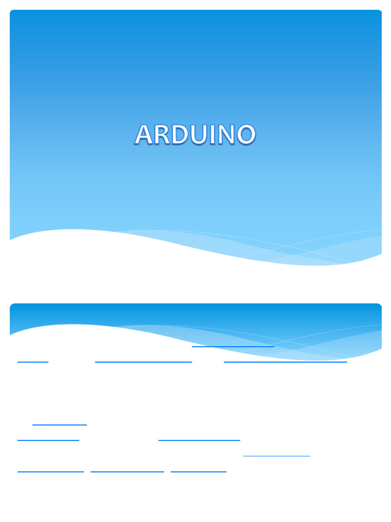 presentacion-140918132400-phpapp01 | PDF | Arduino | Informática