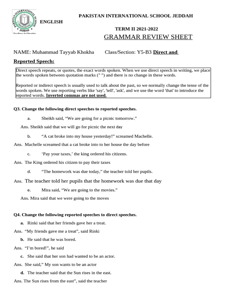 English Practice Sheet-2 From Tayyab | PDF | Clause | Semantic Units