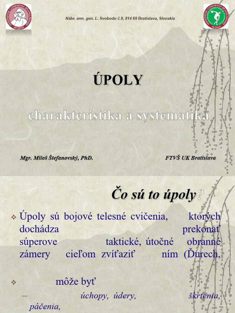 Systematika Upolov | PDF