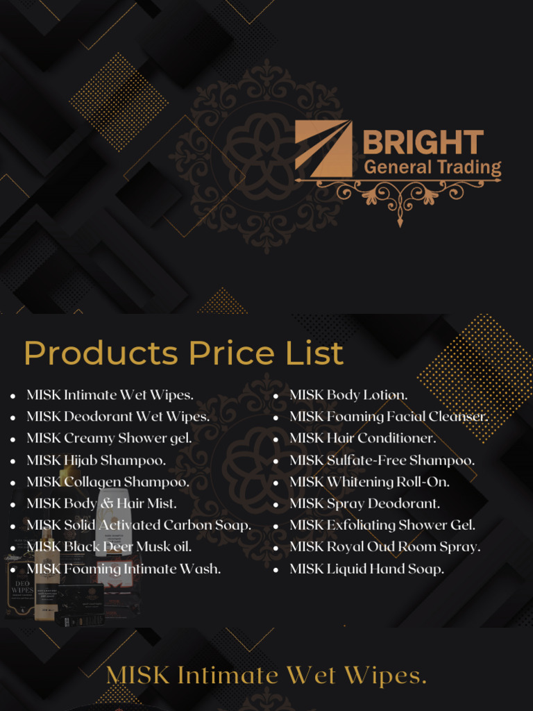 Bright Price List 2024 | PDF | Shampoo | Human Appearance