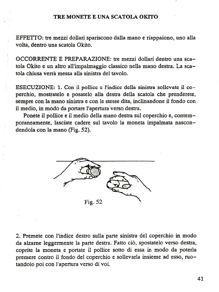 Tre Monete e Okito | PDF