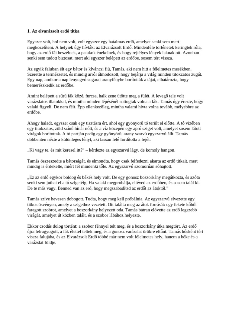 Mese Az Elvarásolt | PDF