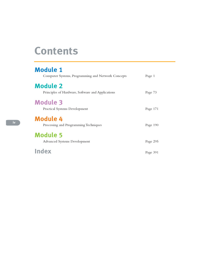 A Level Computing Contents | PDF | Computer Programming | Databases