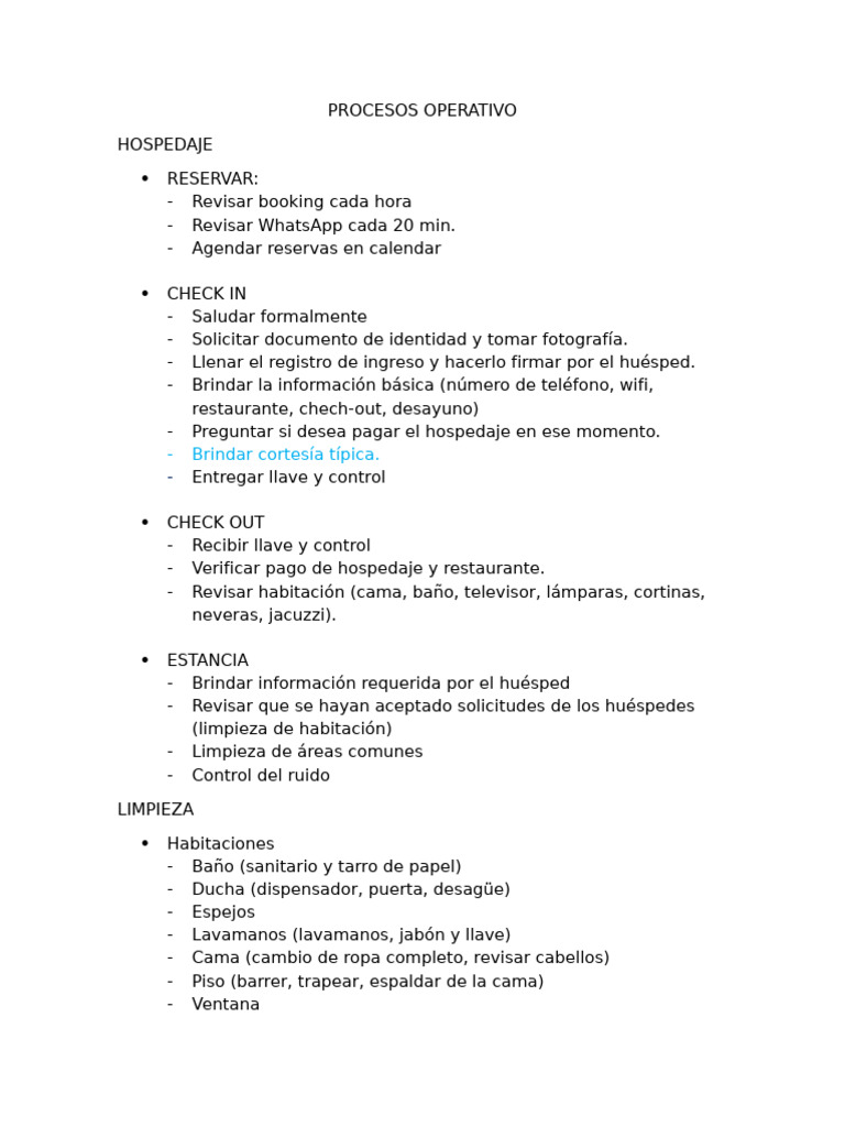 Procesos Operativos | PDF