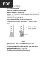 Science Lab: Measuring Volume | PDF | Volume | Physical Quantities