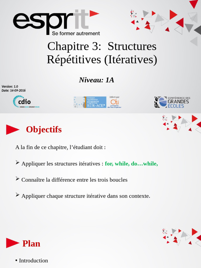 Chap3-Structures Repetitives | PDF | Structure de contrôle | Programmation informatique