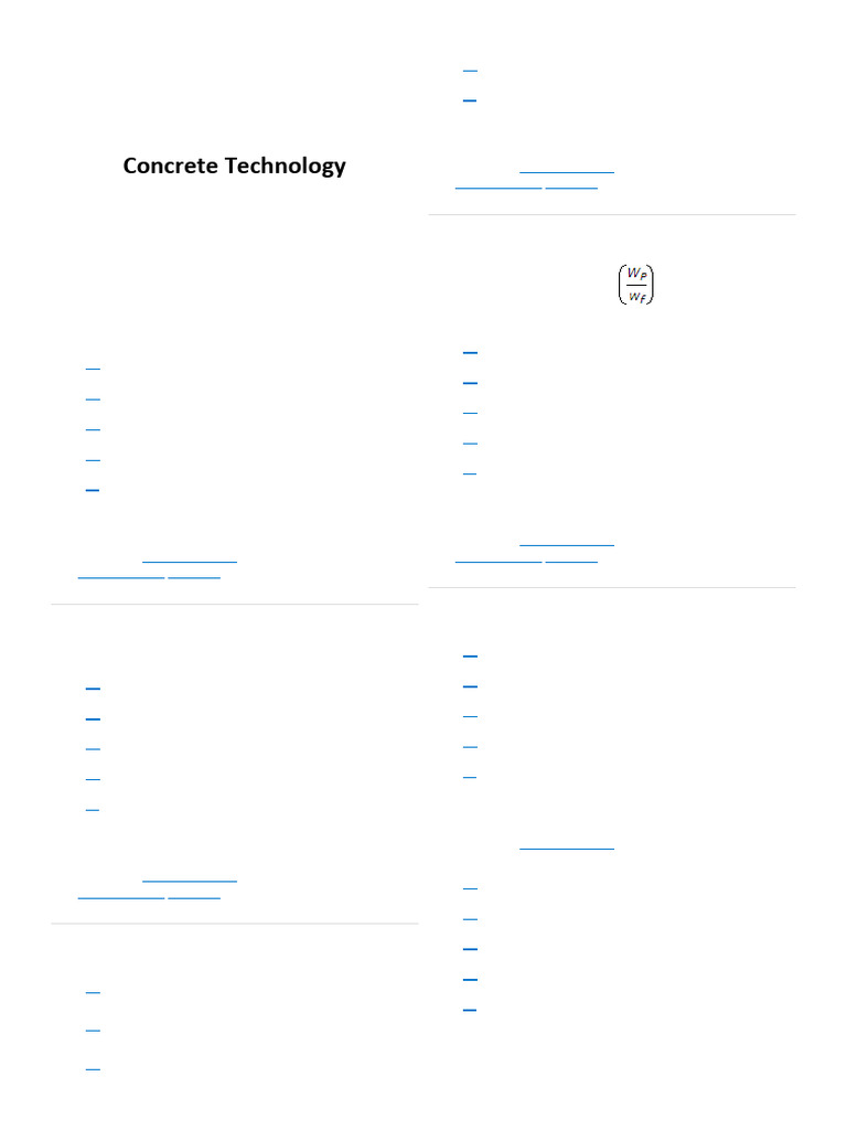 Concrete Technology India Bix | PDF | Concrete | Cement