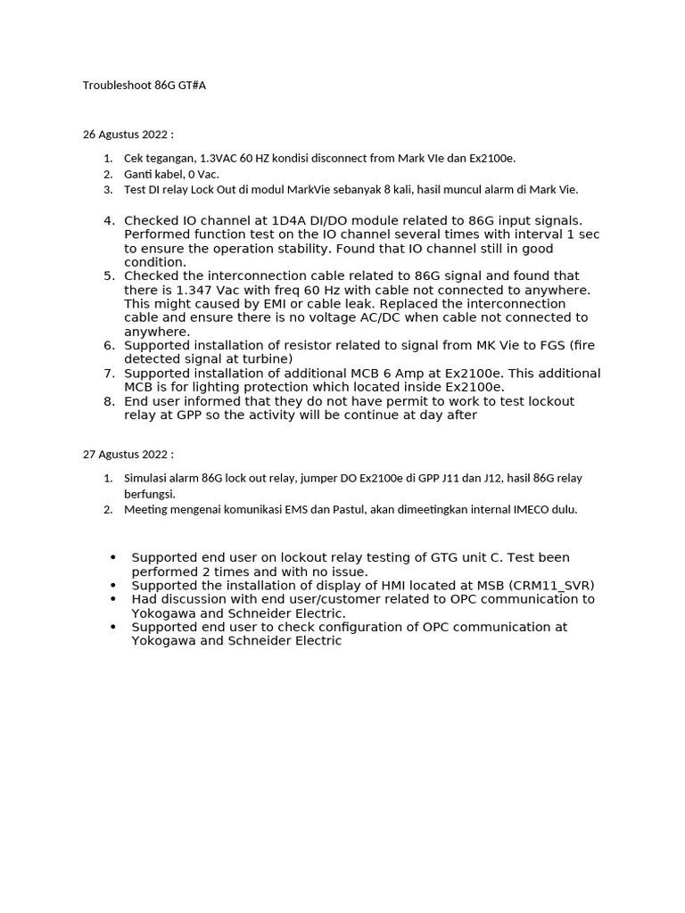 Troubleshoot 86G GT#A | PDF