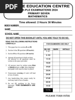 P6 Maths Prelim 2025 ACSJ Exam Papers | PDF
