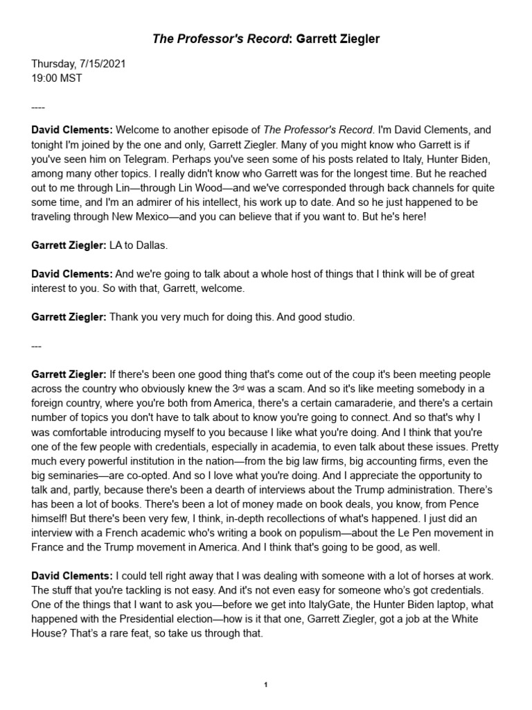 The Professor's Record Transcript | PDF | Free Trade