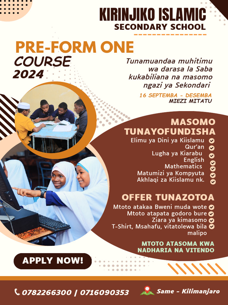 Beige and Brown Modern Scholarship Program Flyer | PDF