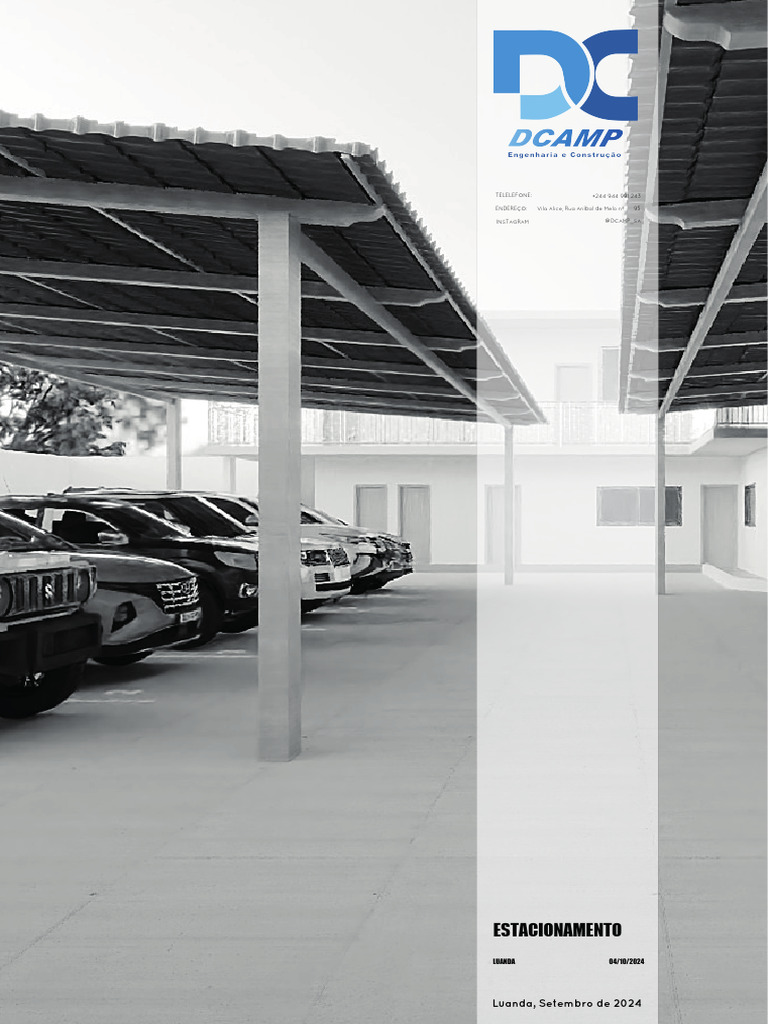 Memória Descritiva Estacionamento Prodiaman | PDF | Armazém | Argamassa ...