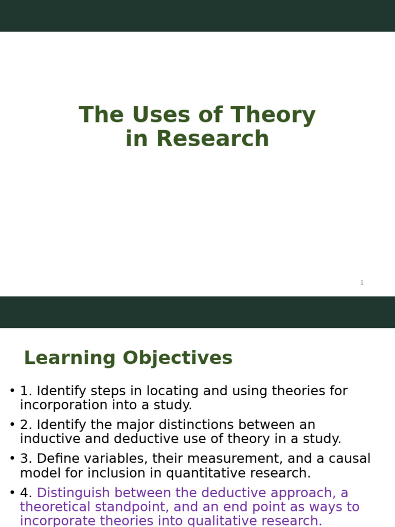 Using Theory in Research Methodology | PDF | Quantitative Research ...