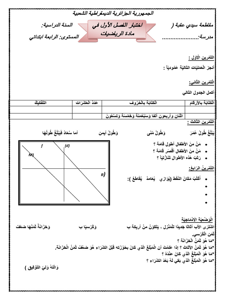 Examen Corrigés Math T1-2020!1!4APالامتحانات والتصحيحات العلوم ...
