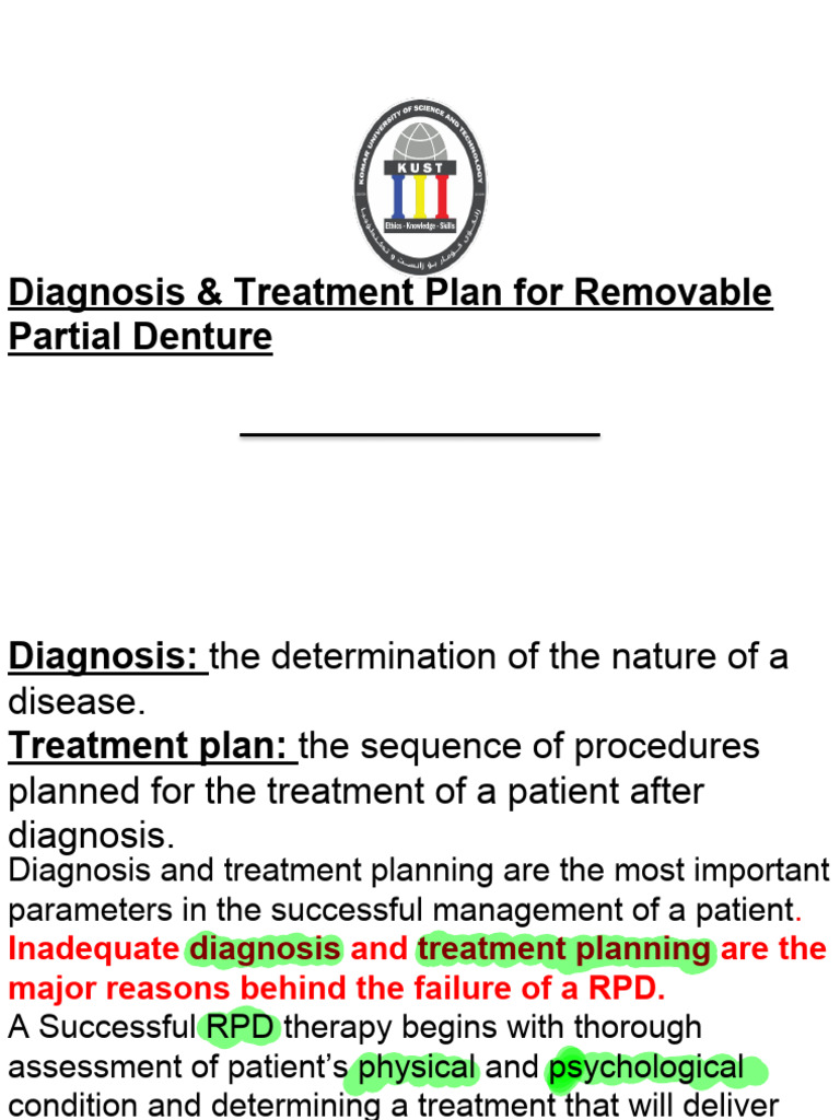 Phases of RPD Construction | PDF | Periodontology | Dentures