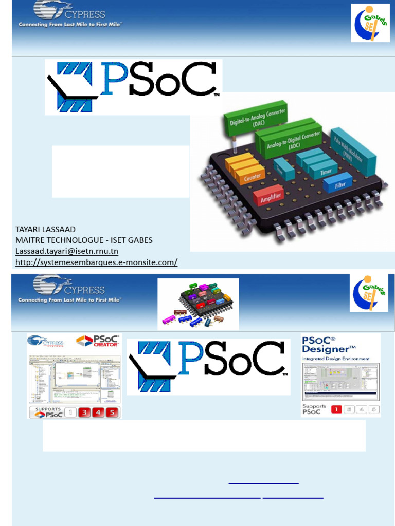 Architecture PSoC et ses avantages | PDF | Mémoire flash | Processeur
