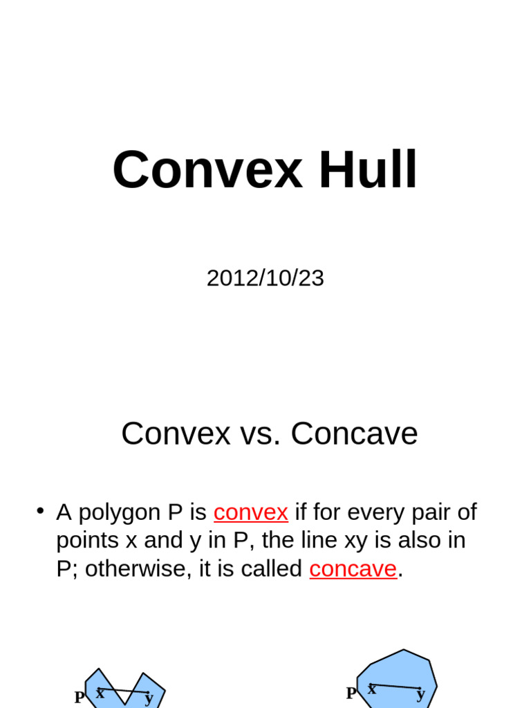 ConvexHull | PDF