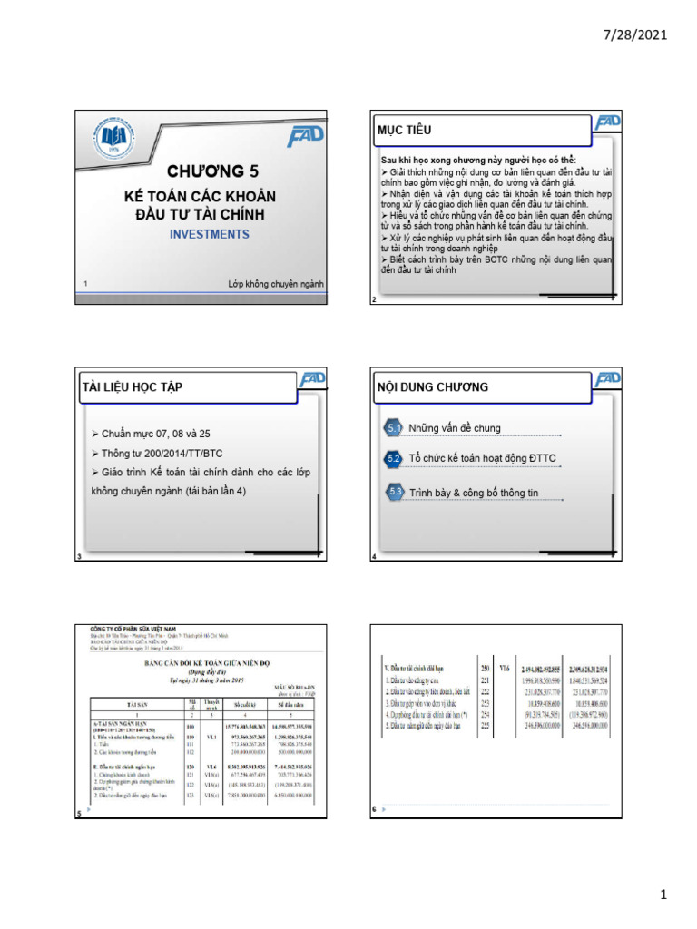 Khong Chuyen - ch5 - DTu TChinh Slides | PDF