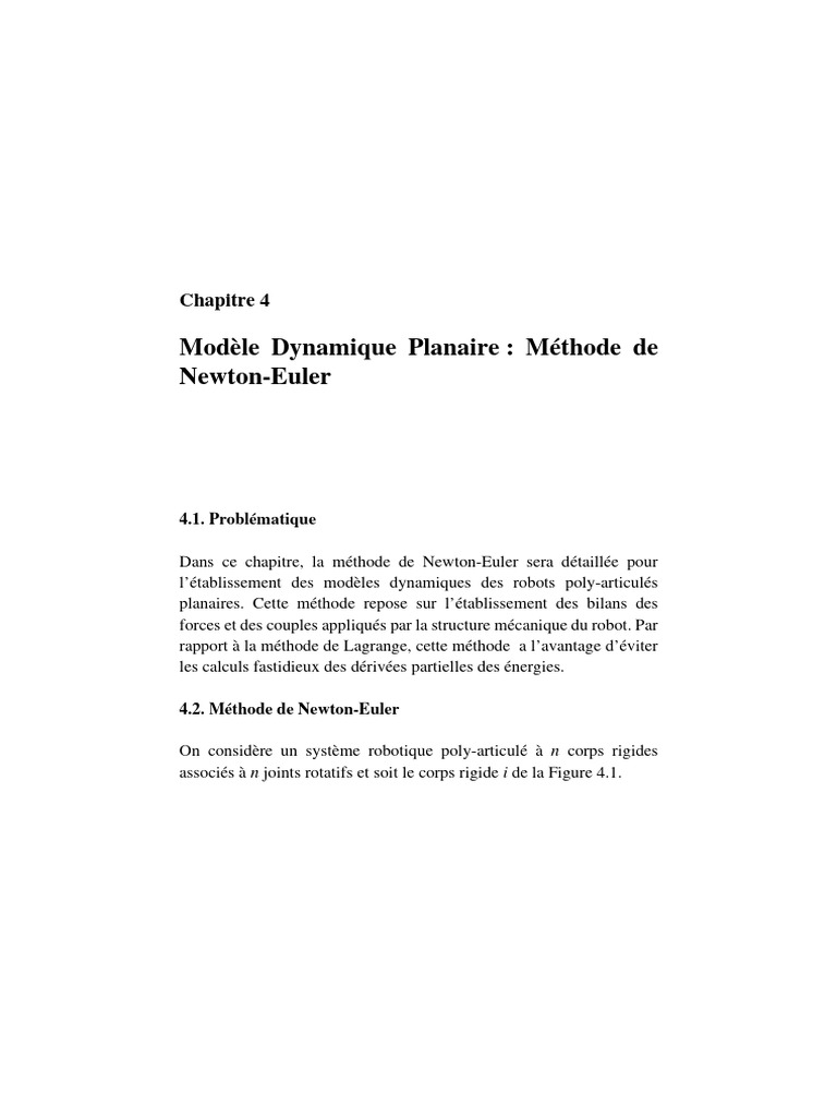Chapitre 4 Cours | PDF | Mécanique | Mécanique newtonienne