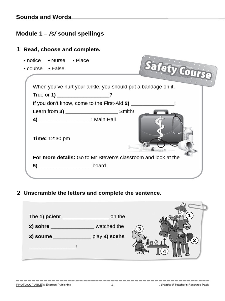 04 i Wonder 5 Sounds & Words | PDF | Word