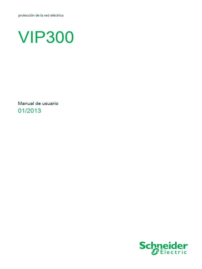 Manual del Relé VIP300 de Protección | PDF | Relé | Cambiar