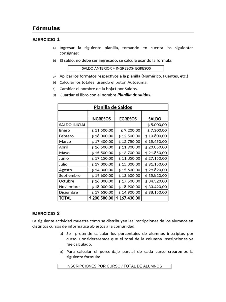 Fórmulas 3 | PDF | Métodos y materiales de enseñanza