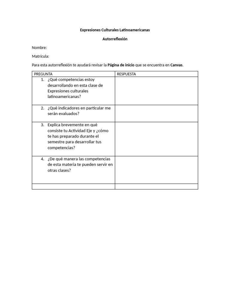 Reflexión Eje 2024 Tec | PDF