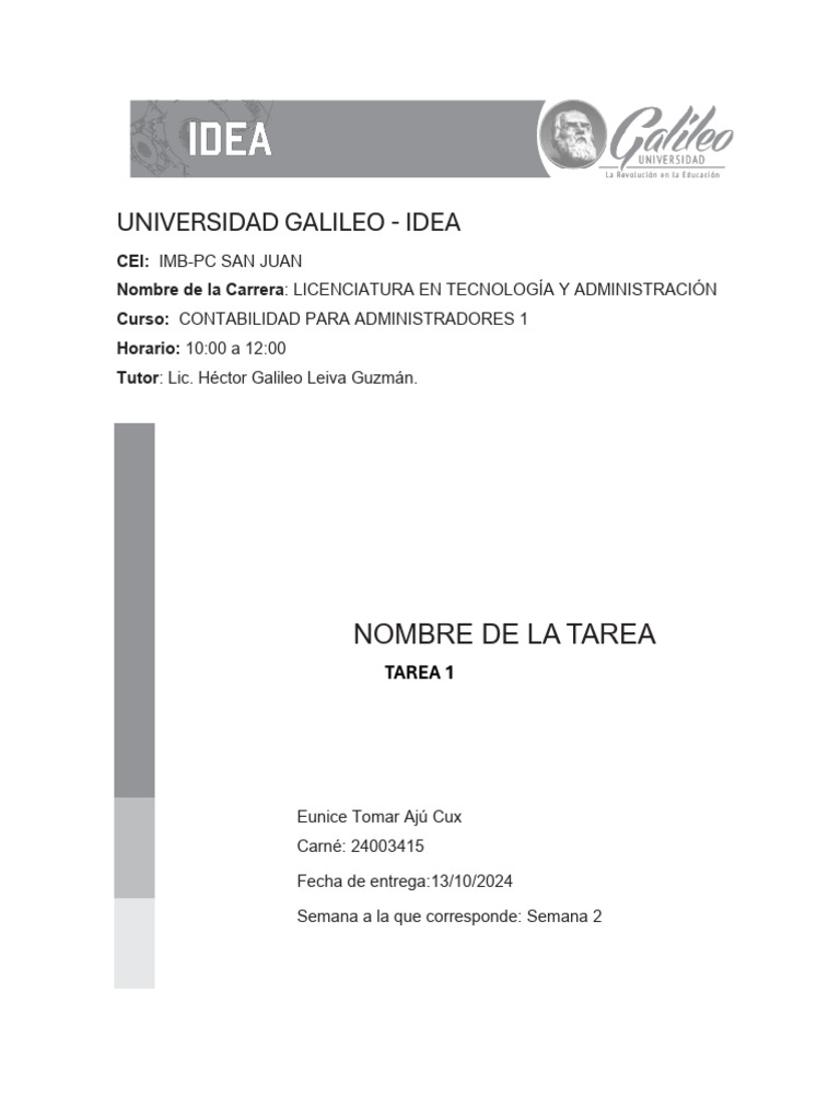 Tare 1 | PDF