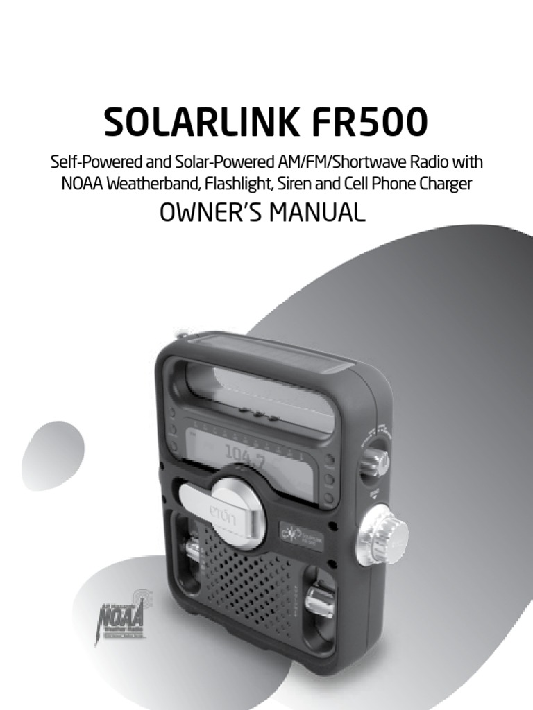 Solarlink Fr500: Owner'S Manual | PDF | Address (Geography) | Usb