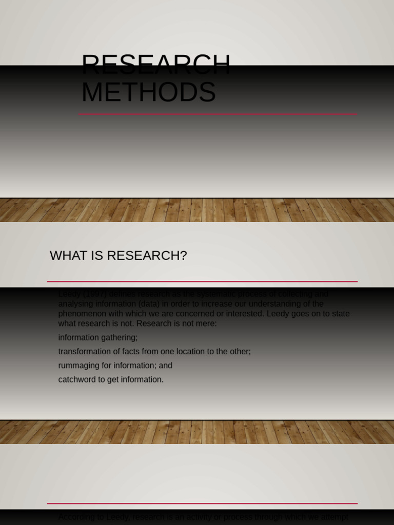 Understanding Research Methods and Types | PDF | Experiment ...